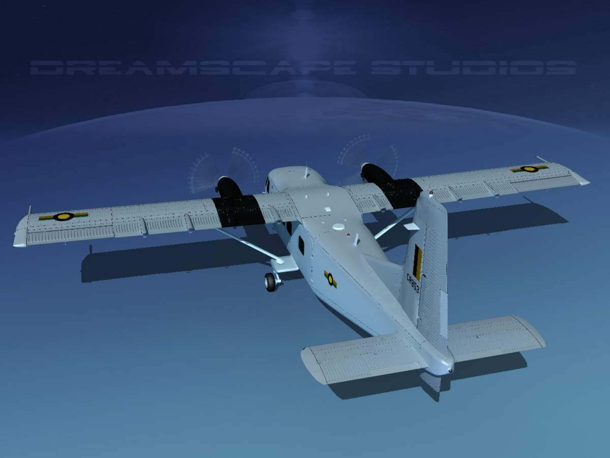 Harbin Y-12 II Sri Lanka Air Force 3D Model by Dreamscape Studios