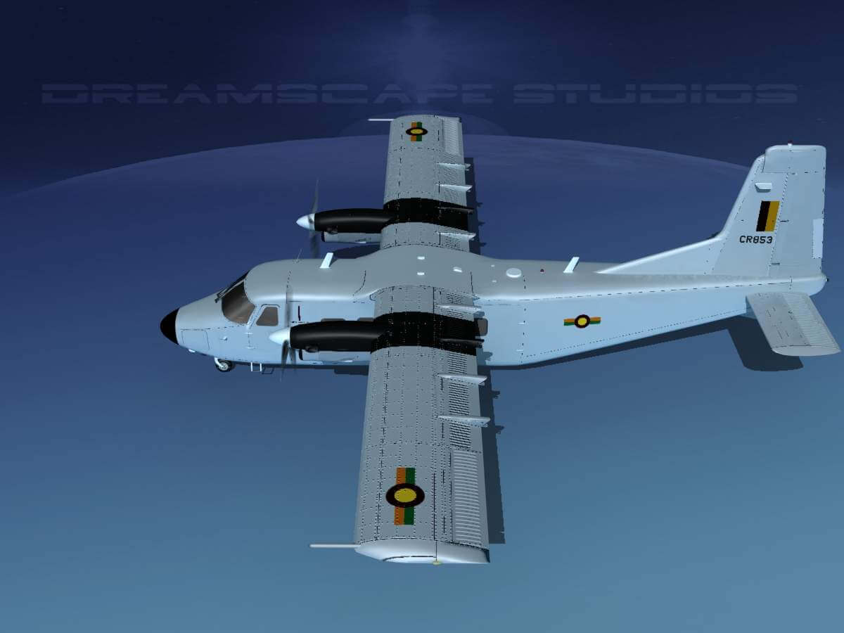 Harbin Y-12 II Sri Lanka Air Force 3D Model by Dreamscape Studios