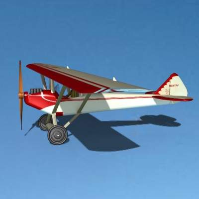 Heath Parasol Toy Plane V01 - 3D Model by Dreamscape Studios