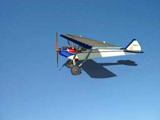 Heath Parasol Toy Plane V02 - 3D Model by Dreamscape Studios