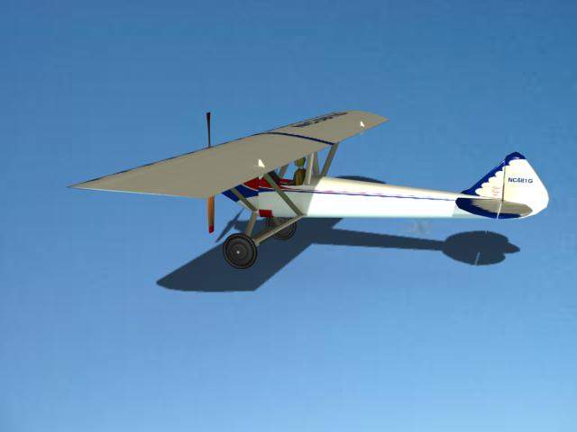 Heath Parasol Toy Plane V02 - 3D Model by Dreamscape Studios