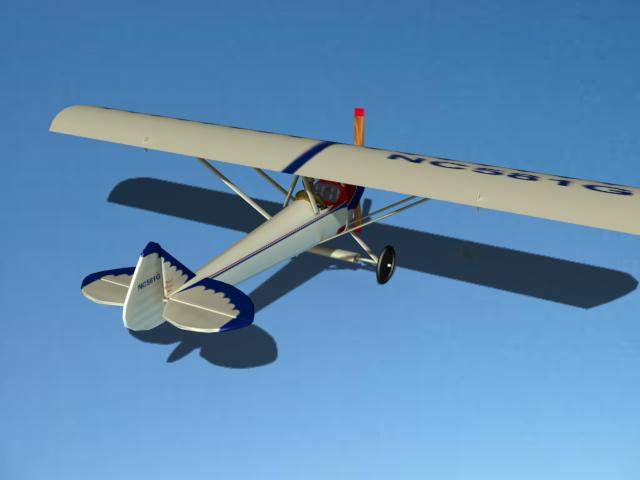 Heath Parasol Toy Plane V02 - 3D Model by Dreamscape Studios