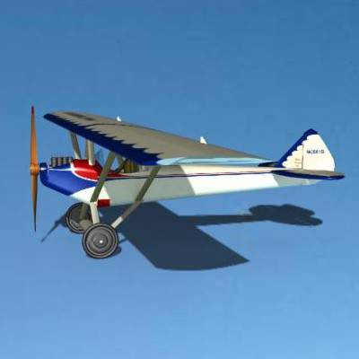 Heath Parasol Toy Plane V02 - 3D Model by Dreamscape Studios