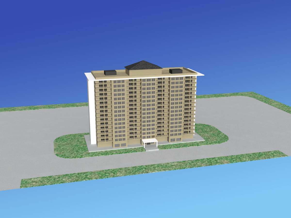 Hi-Rise Condo 3D Model by Dreamscape Studios