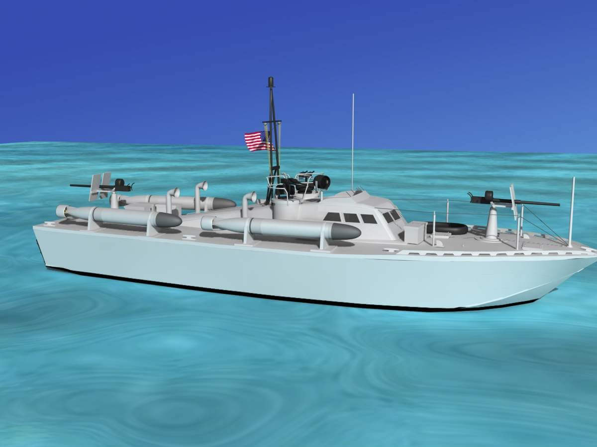 Higgens PT Boat V00 PT00 - 3D Model by Dreamscape Studios