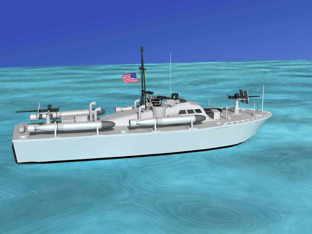 Higgens PT Boat V00 PT00 - 3D Model by Dreamscape Studios
