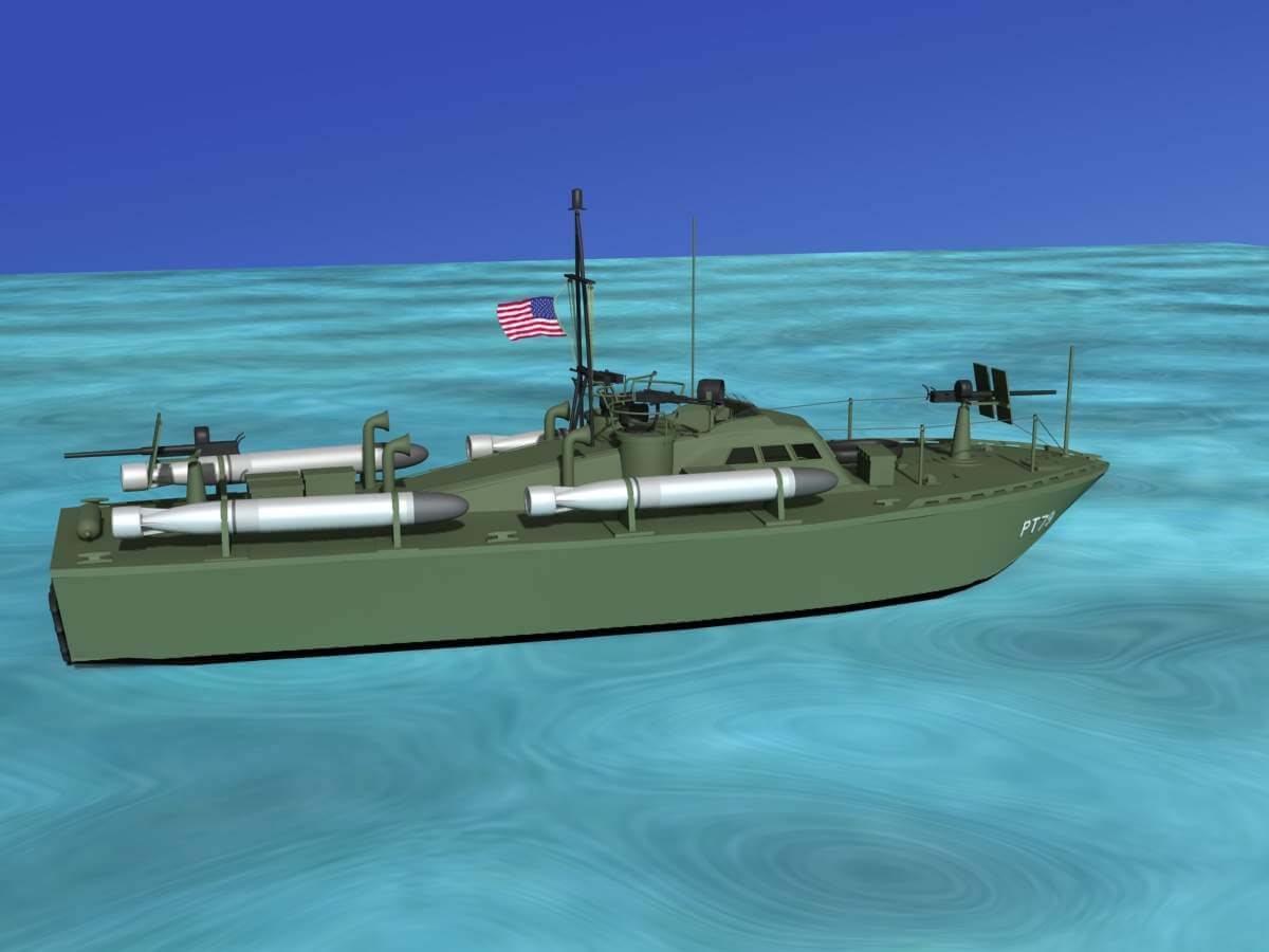 Higgens PT Boat V02 PT79 - 3D Model by Dreamscape Studios