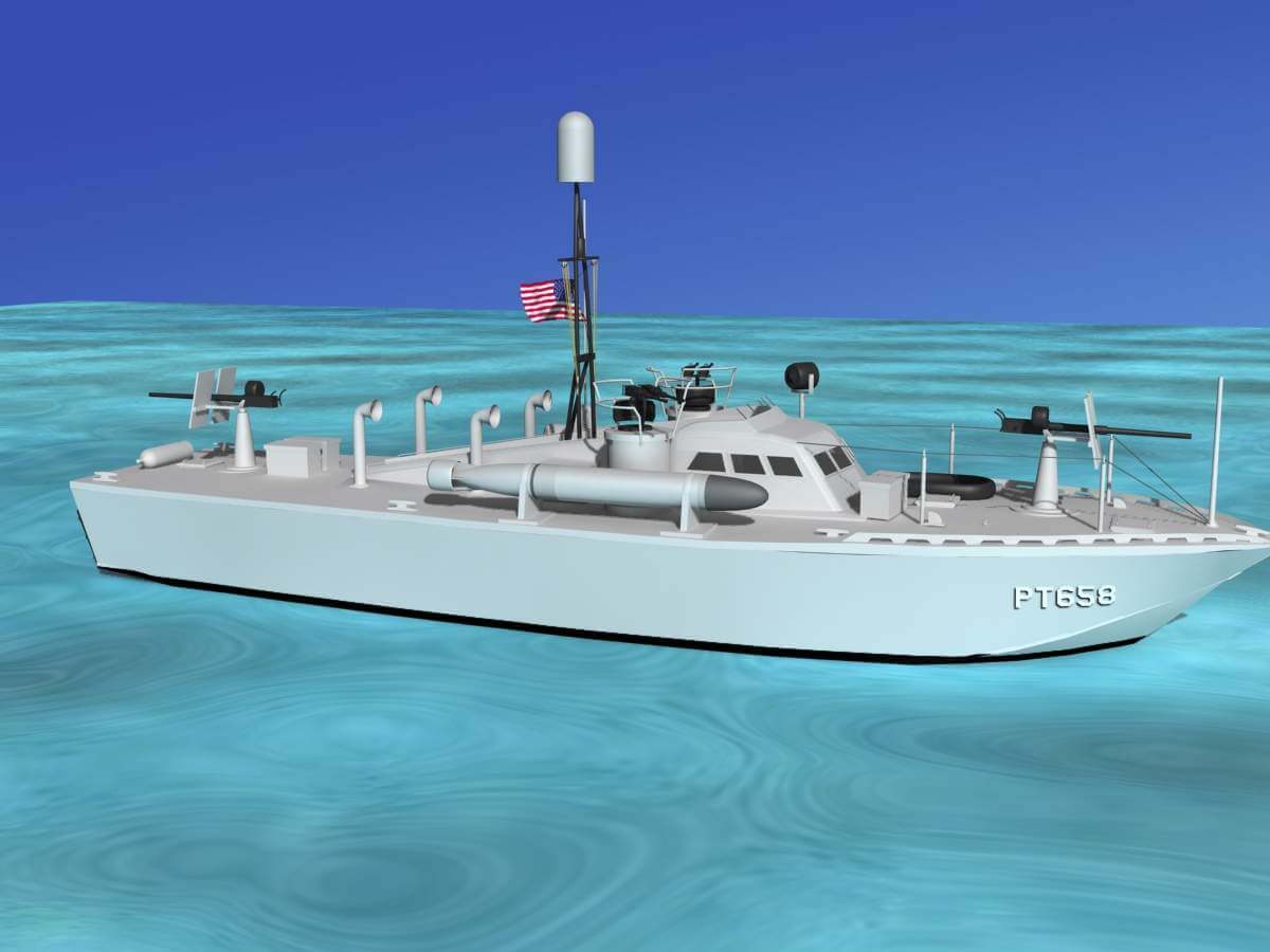 Higgens PT Boat V05 PT658 - 3D Model by Dreamscape Studios