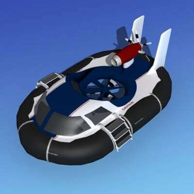 Hovercraft - 3D Model by Dreamscape Studios