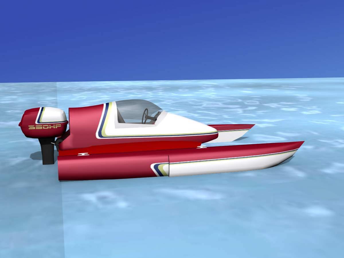 Hydroplane - 3D Model by Dreamscape Studios