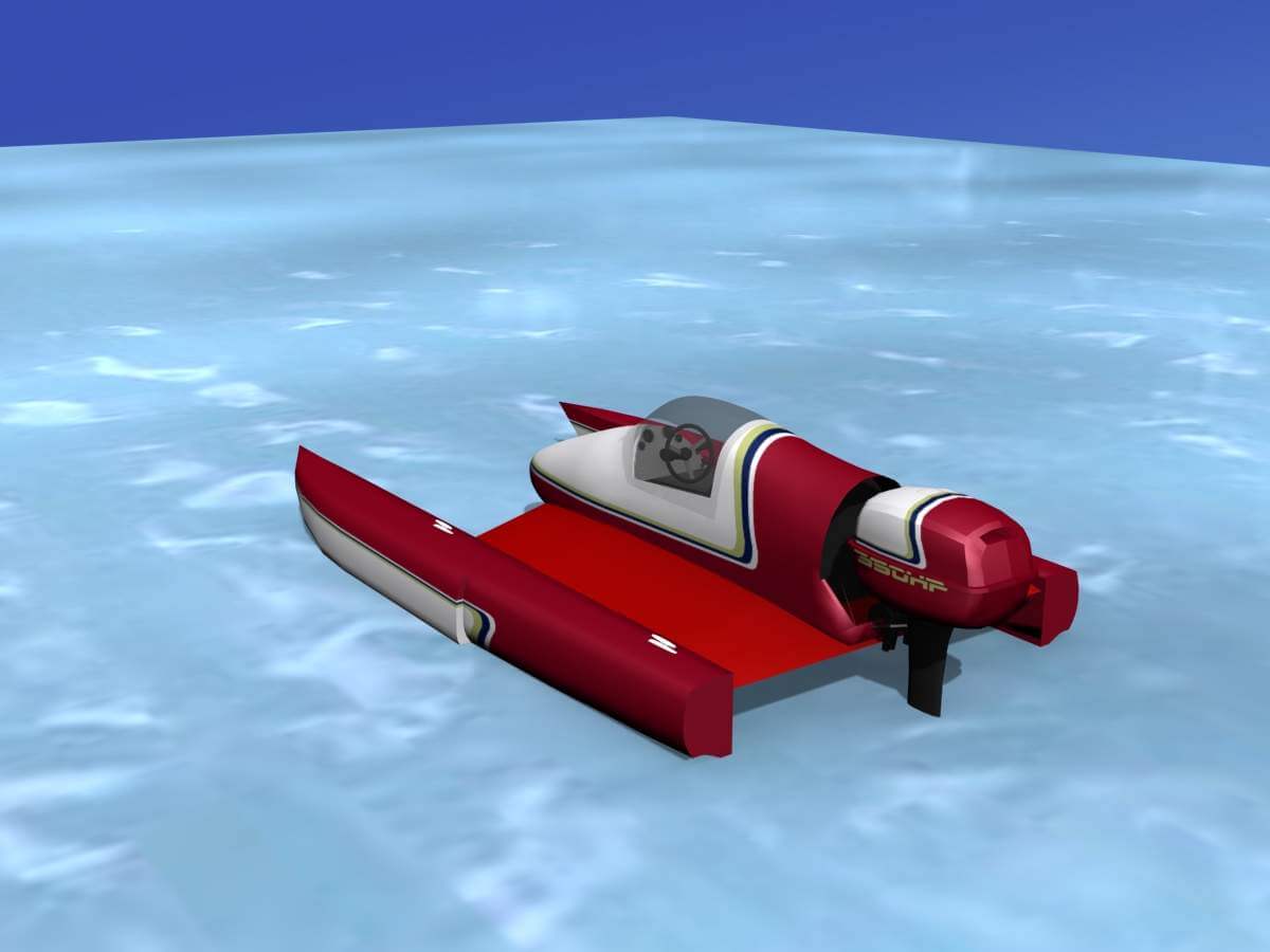 Hydroplane - 3D Model by Dreamscape Studios