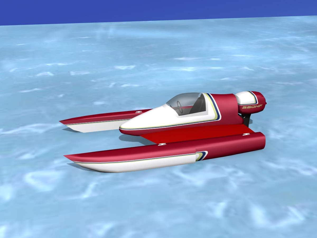 Hydroplane - 3D Model by Dreamscape Studios