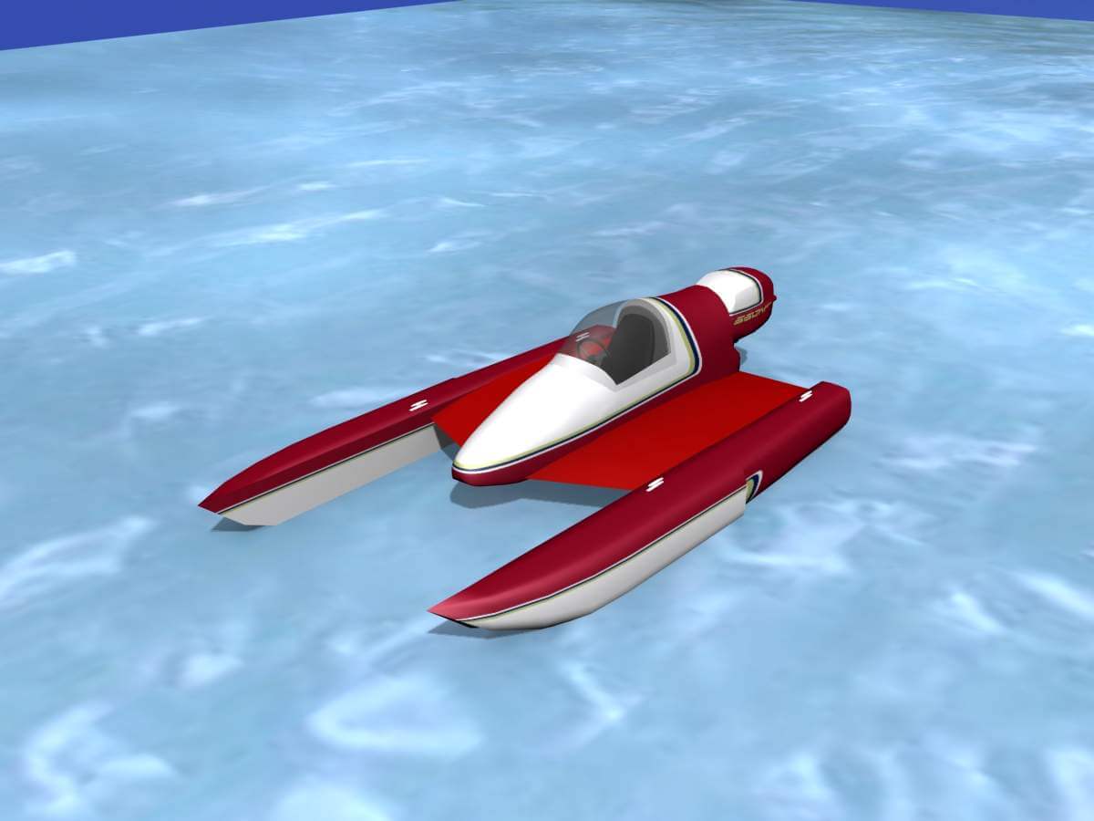 Hydroplane - 3D Model by Dreamscape Studios