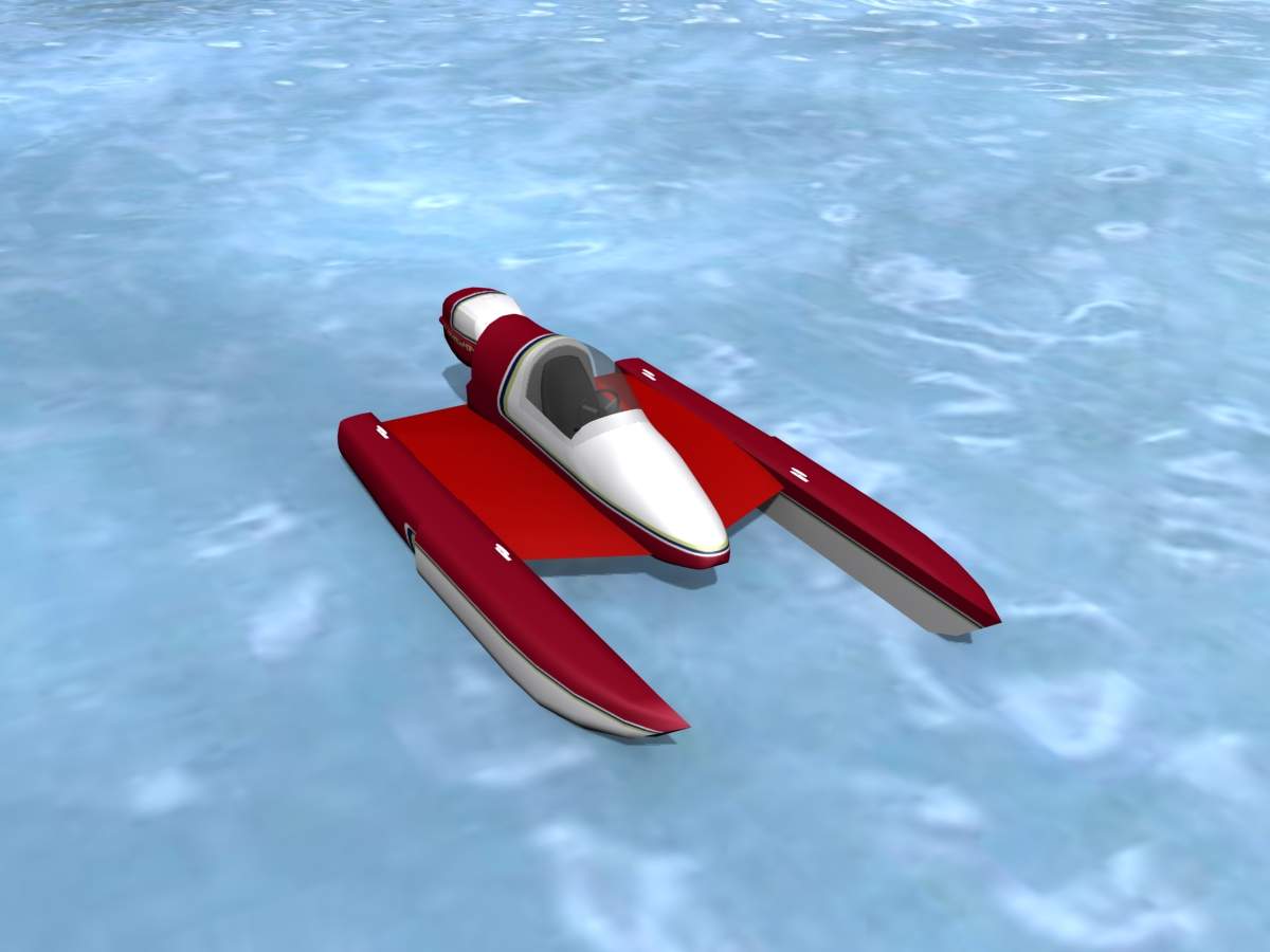 Hydroplane - 3D Model by Dreamscape Studios