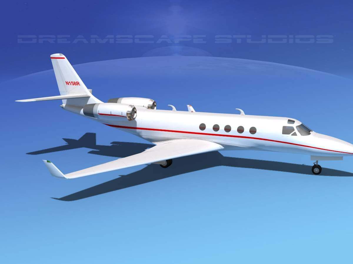 IAI Astra Jet V01 - 3D Model by Dreamscape Studios