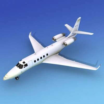 IAI Astra Jet V07 - 3D Model by Dreamscape Studios