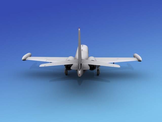 IAI Westwind I Bare Metal - 3D Model by Dreamscape Studios