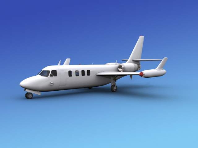 IAI Westwind II V01 - 3D Model by Dreamscape Studios