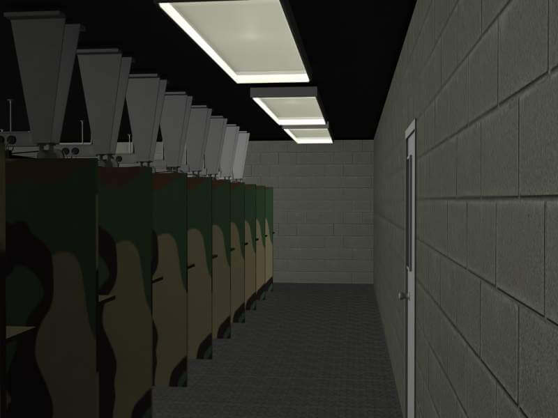 Indoor Shooting Range - 3D Model by Dreamscape Studios