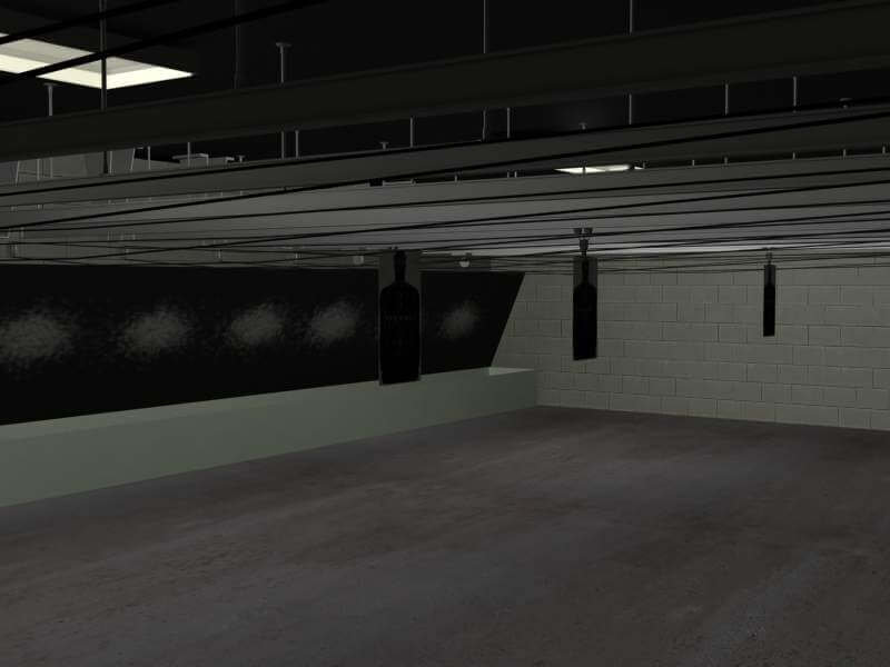 Indoor Shooting Range - 3D Model by Dreamscape Studios