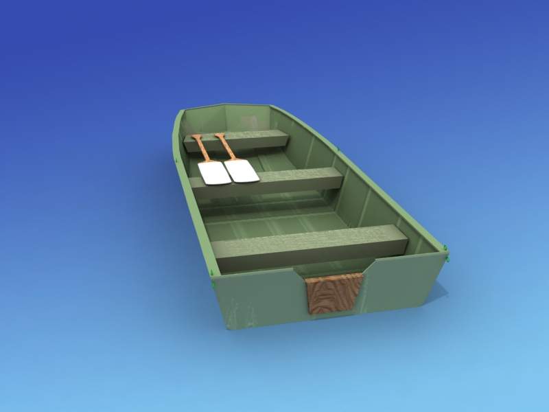 John Boat - 3D Model by Dreamscape Studios