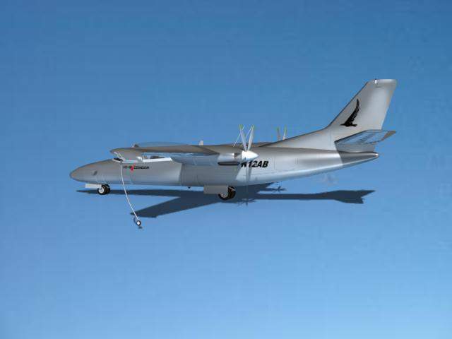 Johnston Aircraft AC-12 Condor V02 3D Model by Dreamscape Studios