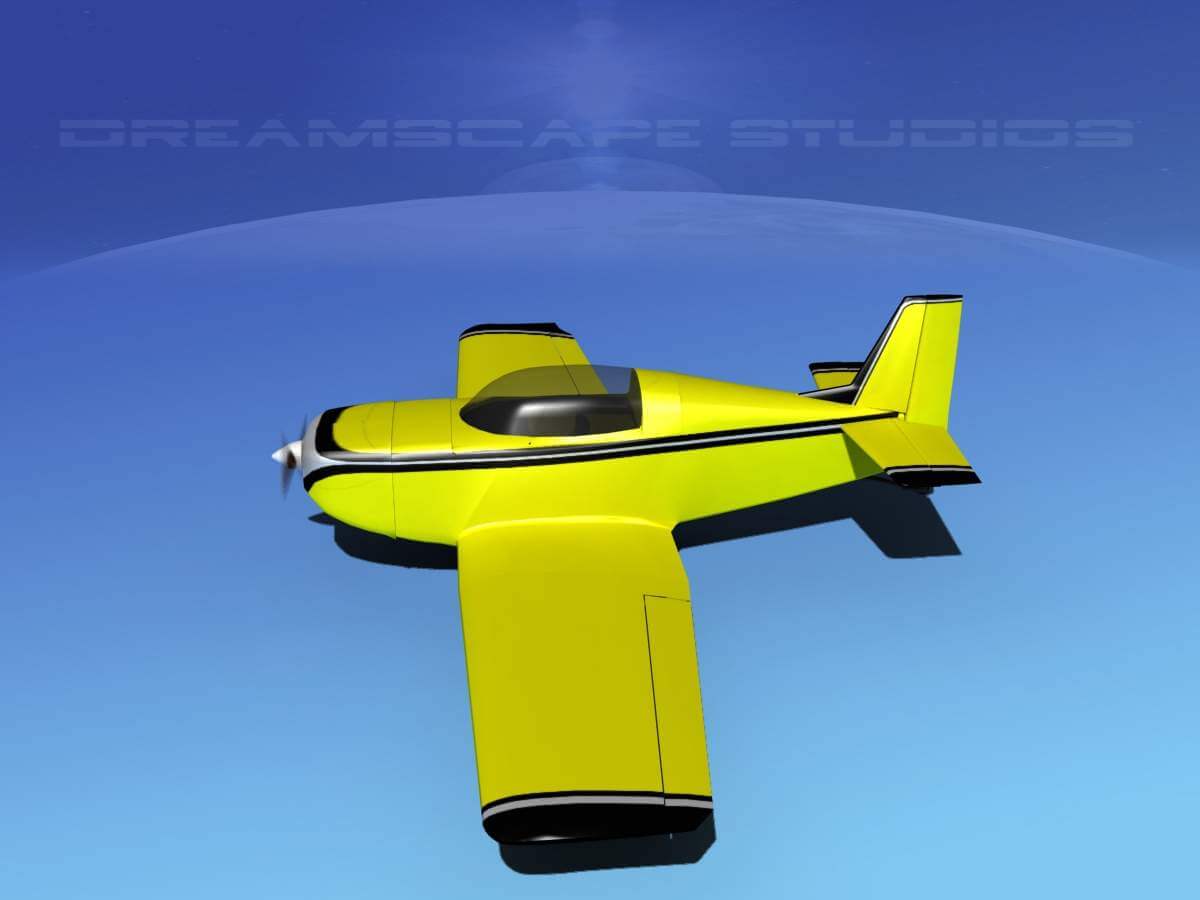 Ken Rand KR-2 V02 3D Model by Dreamscape Studios