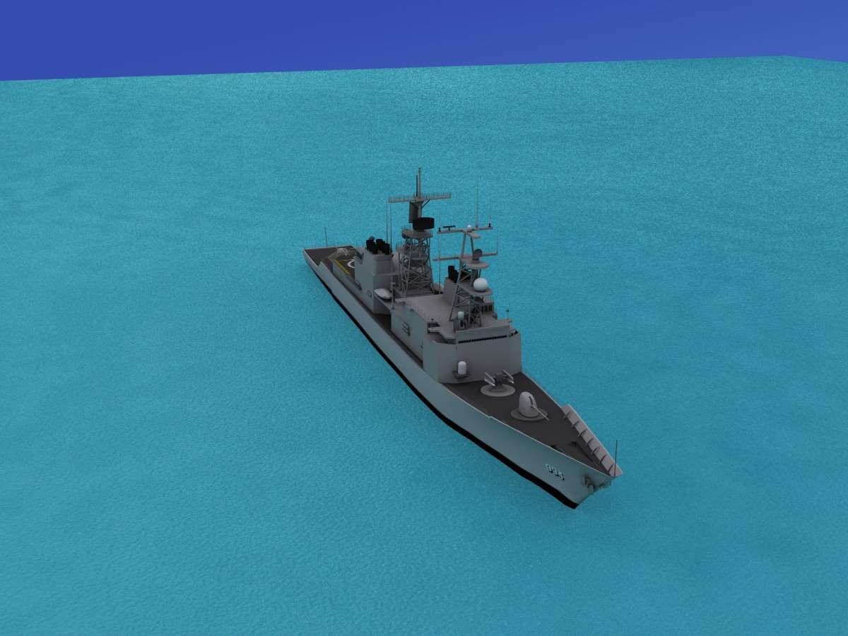 Kidd Class Destroyer DDG 994 USS Callaghan - 3D Model by Dreamscape Studios