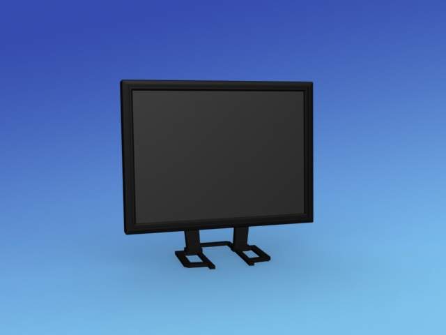 LCD Monitor 02 - 3D Model by Dreamscape Studios