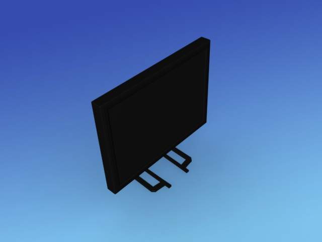 LCD Monitor 02 - 3D Model by Dreamscape Studios