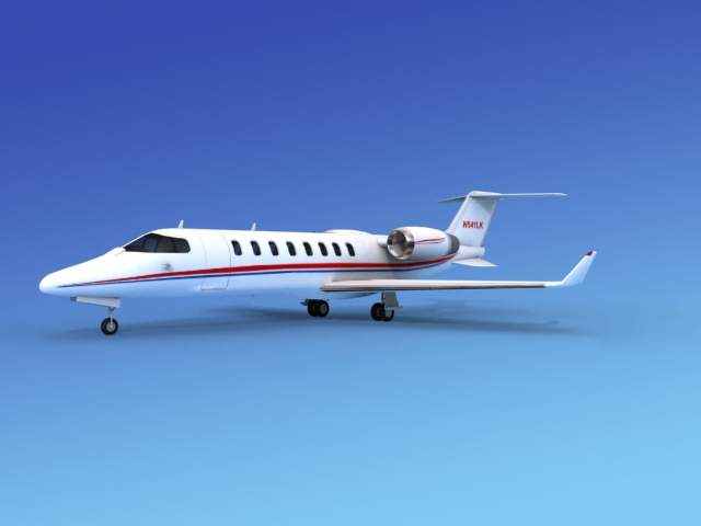 Lear Jet 45 V10 - 3D Model by Dreamscape Studios