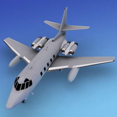 Lockheed Jetstar II V00 - 3D Model by Dreamscape Studios