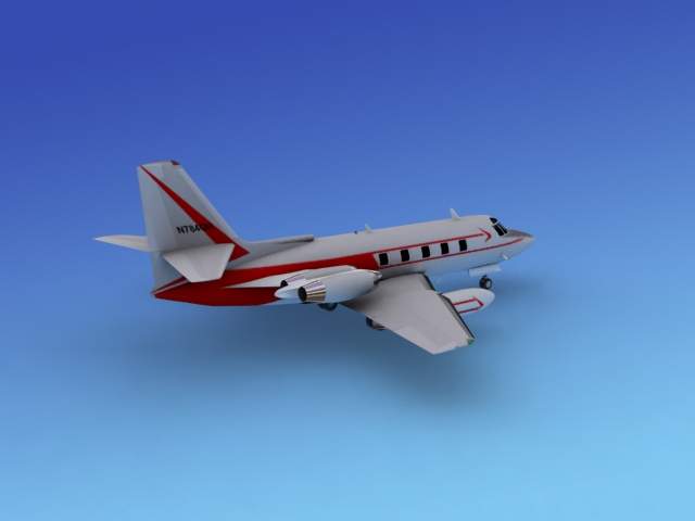Lockheed Jetstar II V01 - 3D Model by Dreamscape Studios