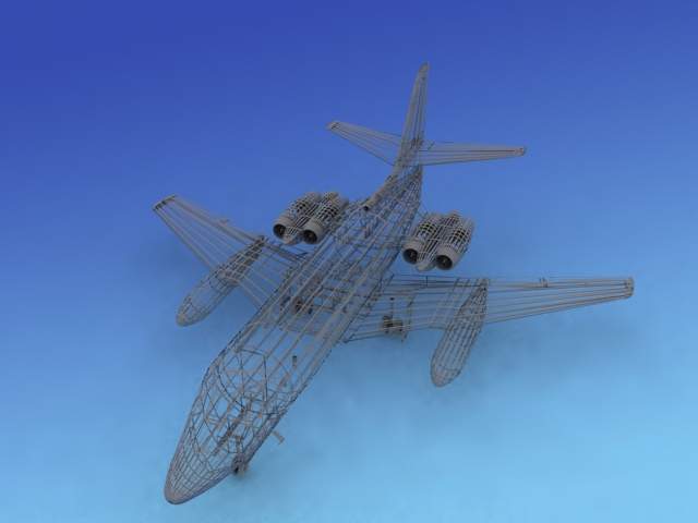 Lockheed Jetstar II V01 - 3D Model by Dreamscape Studios