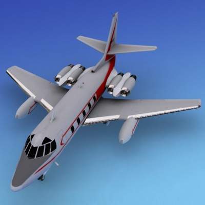 Lockheed Jetstar II V01 - 3D Model by Dreamscape Studios