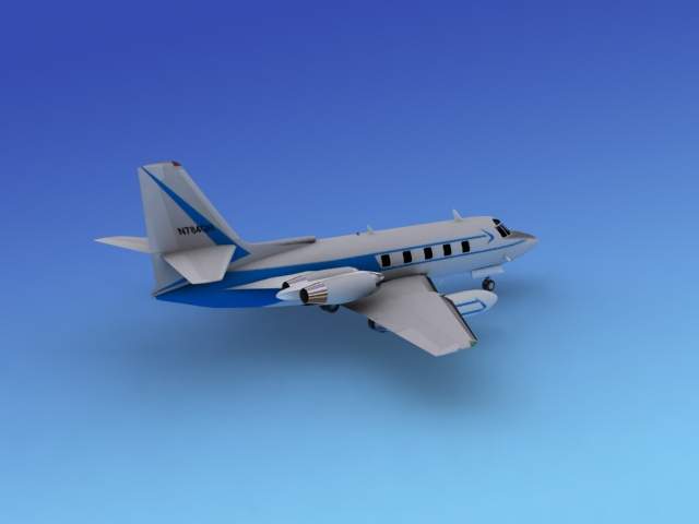 Lockheed Jetstar II V02 - 3D Model by Dreamscape Studios