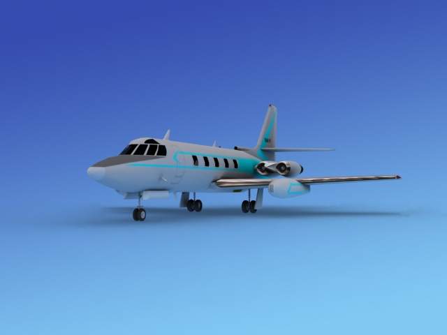 Lockheed Jetstar II V03 - 3D Model by Dreamscape Studios