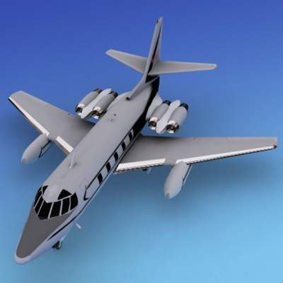 Lockheed Jetstar II V04 - 3D Model by Dreamscape Studios