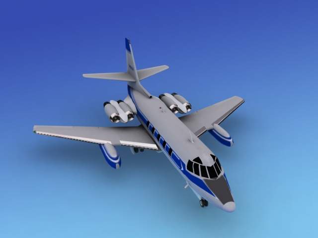 Lockheed Jetstar II V06 - 3D Model by Dreamscape Studios
