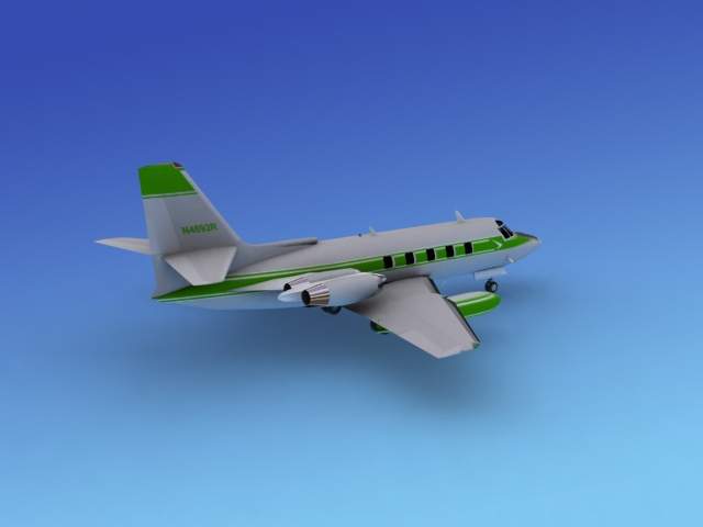 Lockheed Jetstar II V07 - 3D Model by Dreamscape Studios