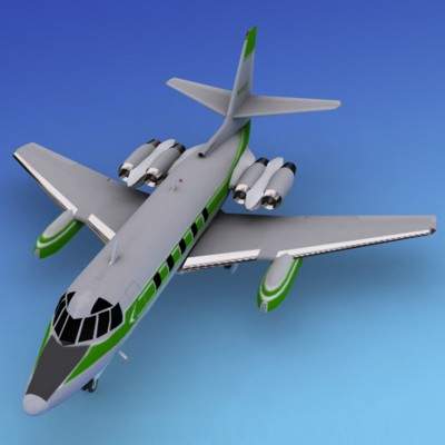 Lockheed Jetstar II V07 - 3D Model by Dreamscape Studios