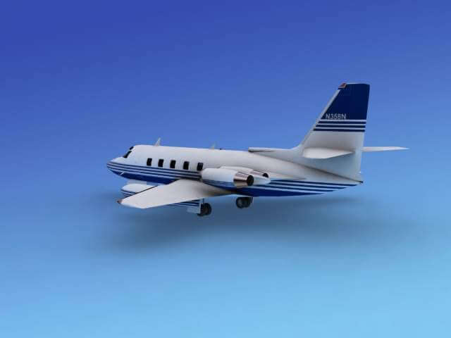 Lockheed Jetstar II V09 - 3D Model by Dreamscape Studios