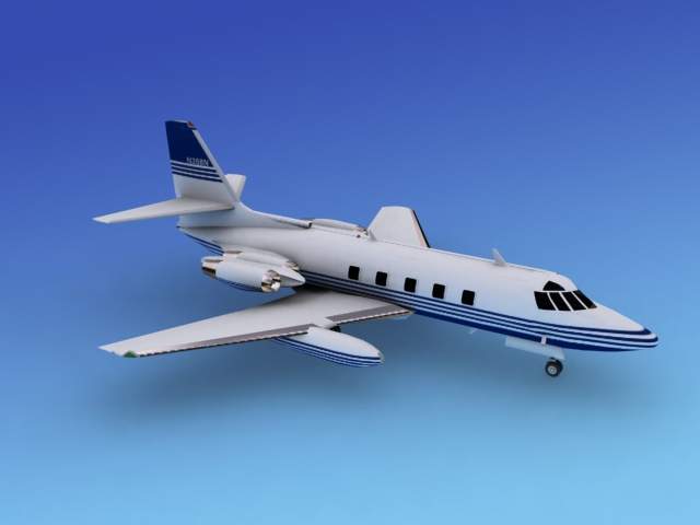 Lockheed Jetstar II V09 - 3D Model by Dreamscape Studios