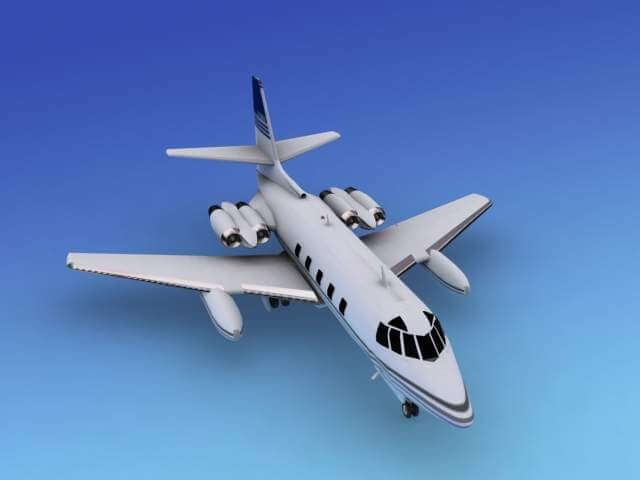 Lockheed Jetstar II V10 - 3D Model by Dreamscape Studios