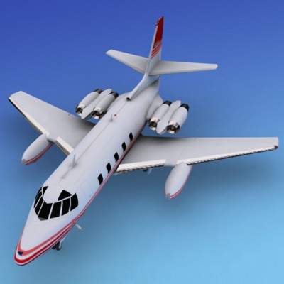 Lockheed Jetstar II V11 - 3D Model by Dreamscape Studios