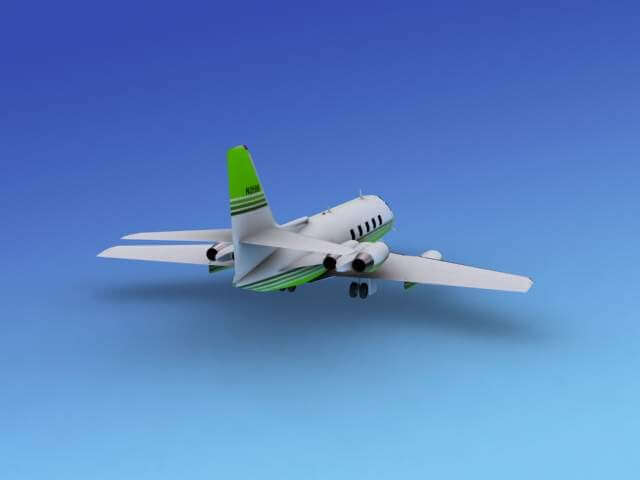 Lockheed Jetstar II V12 - 3D Model by Dreamscape Studios