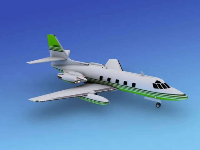 Lockheed Jetstar II V12 - 3D Model by Dreamscape Studios