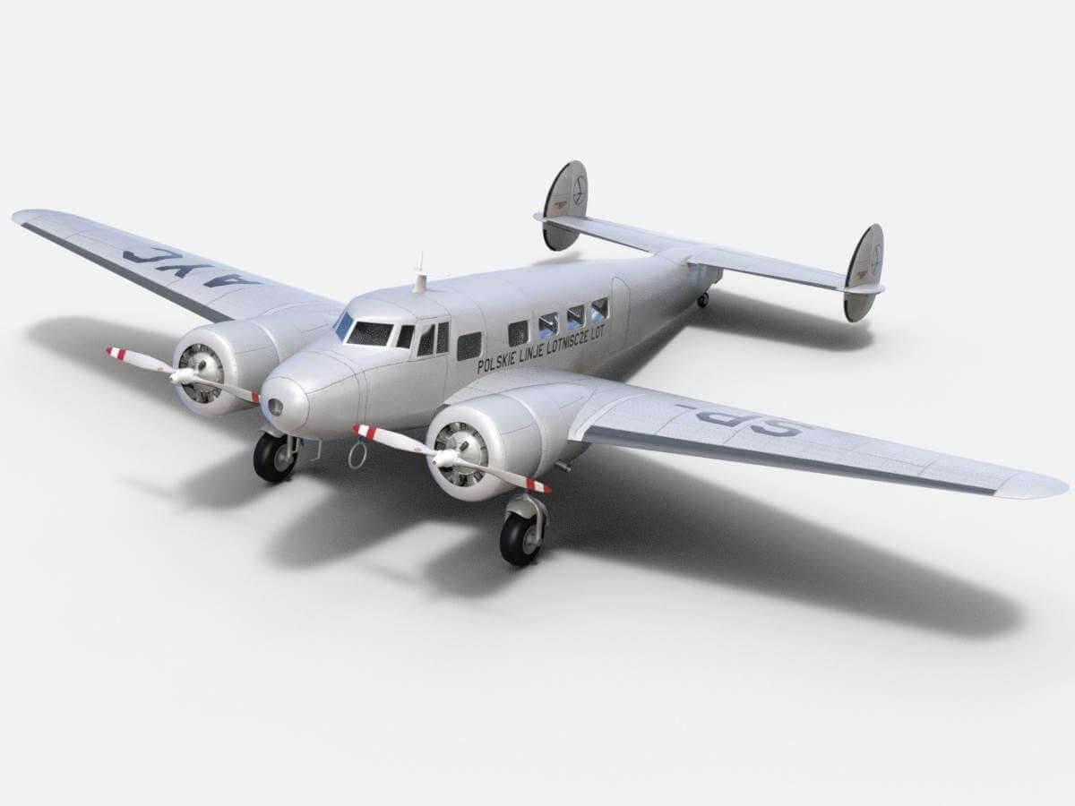 Lockheed L10 Electra LOT - 3D Model by Dreamscape Studios