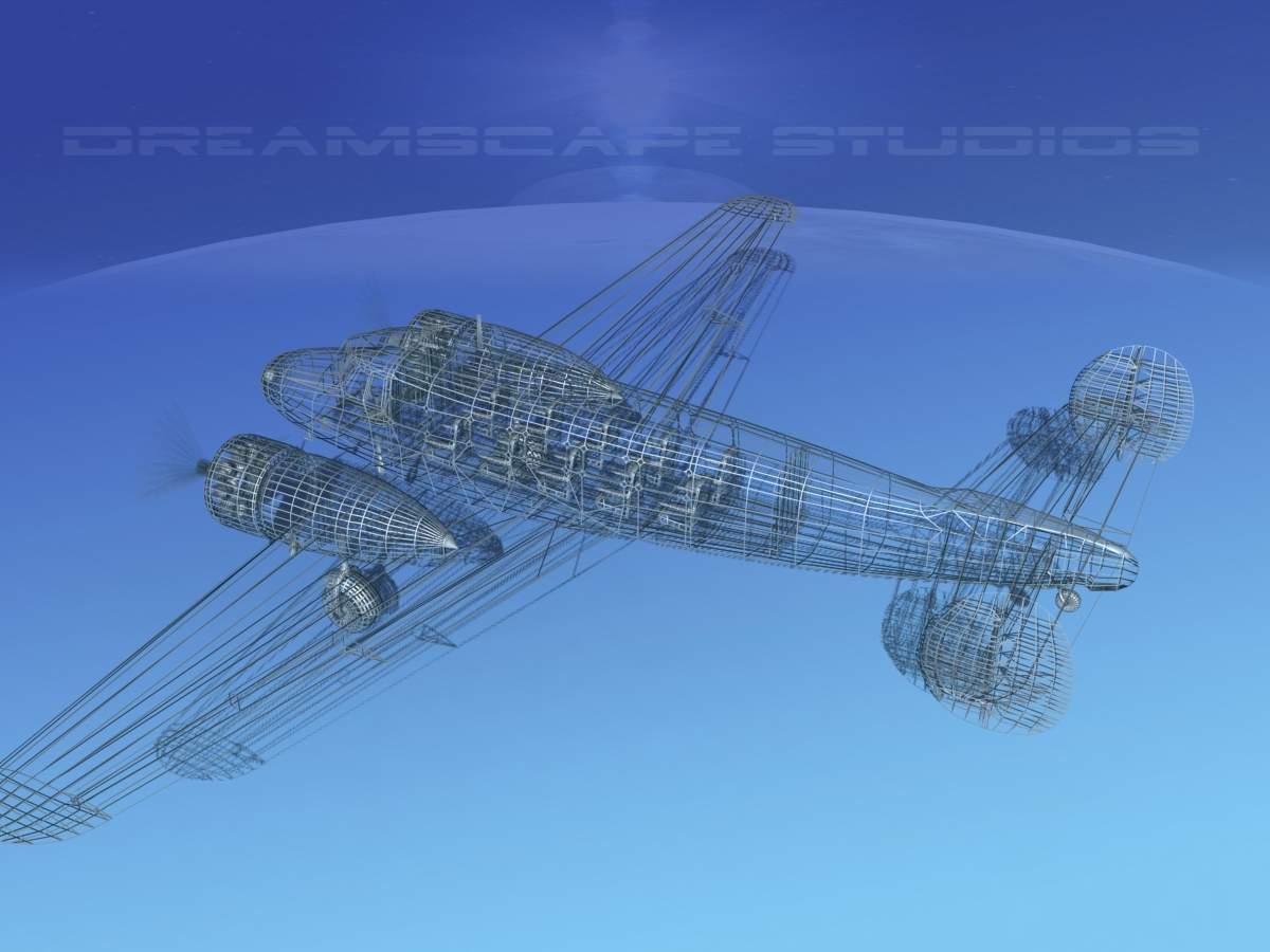 Lockheed L10 Electra Private - 3D Model by Dreamscape Studios