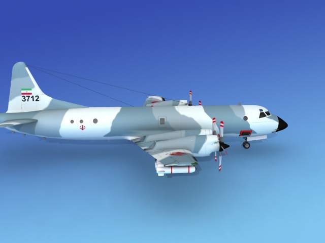 Lockheed P-3 Orion Iran Hp 3D Model by Dreamscape Studios